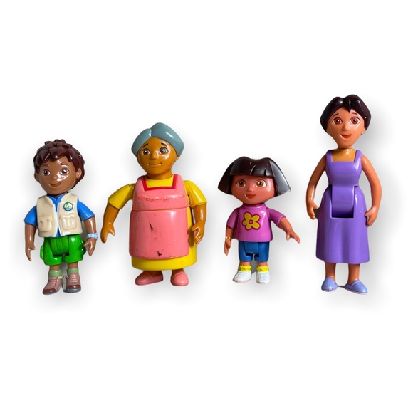 Mattel | Toys | 203 Viacom Mattel Set Of 4 Dora The Explorer Figures ...